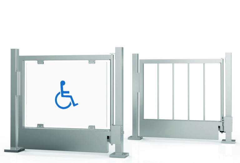 Self-Closing Pedestrian Security Gate | Entra Turnstiles